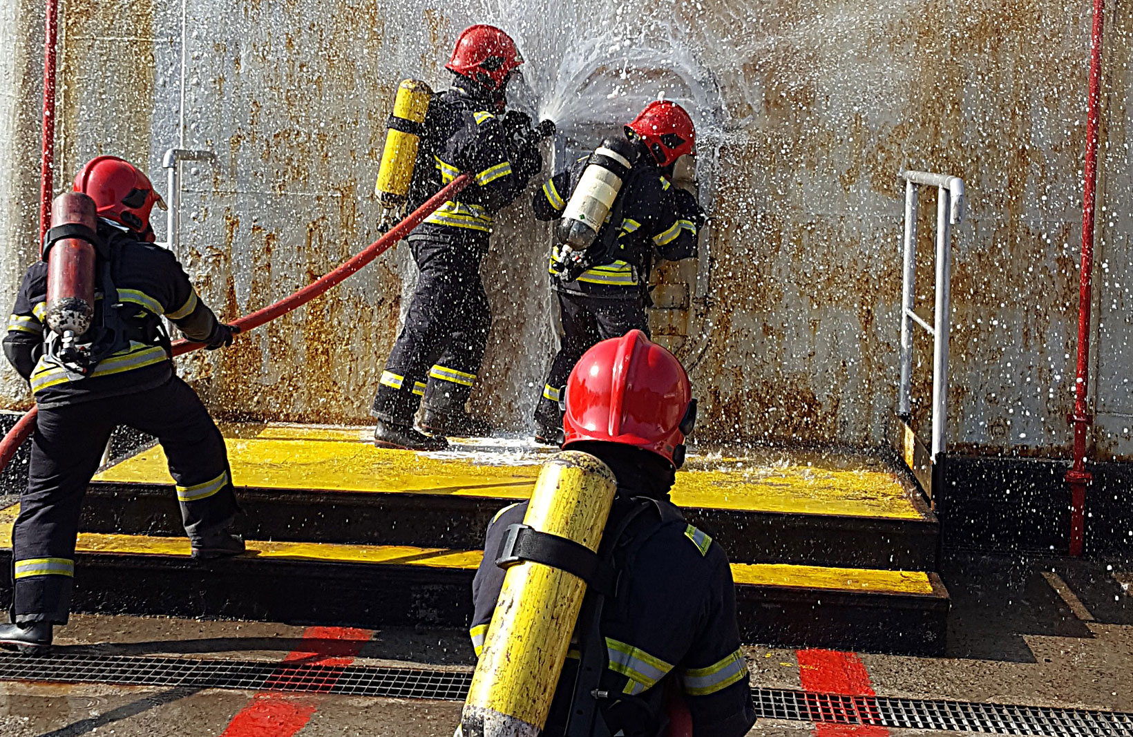 Addestramento alla "difesa passiva" a Maricendrag - Marina Militare