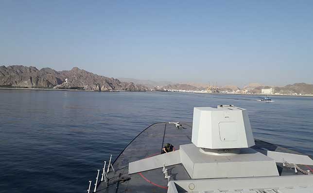 ITS Frigate Virginio Fasan, flagship of Operation Atalanta, stops at ...
