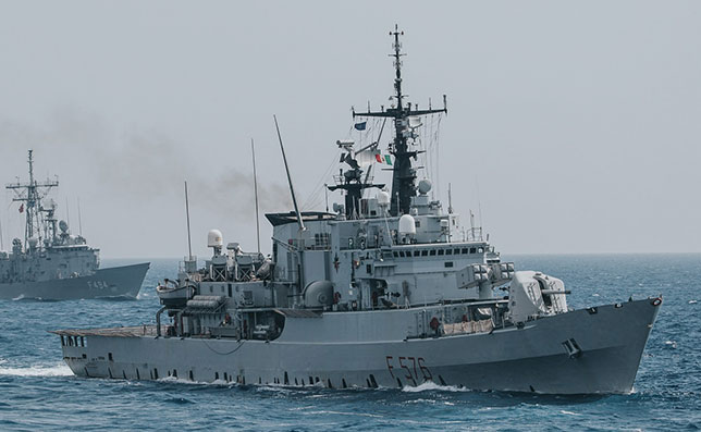 End of the “Espero” Ship's engagement in the “Sea Guardian” Operation ...