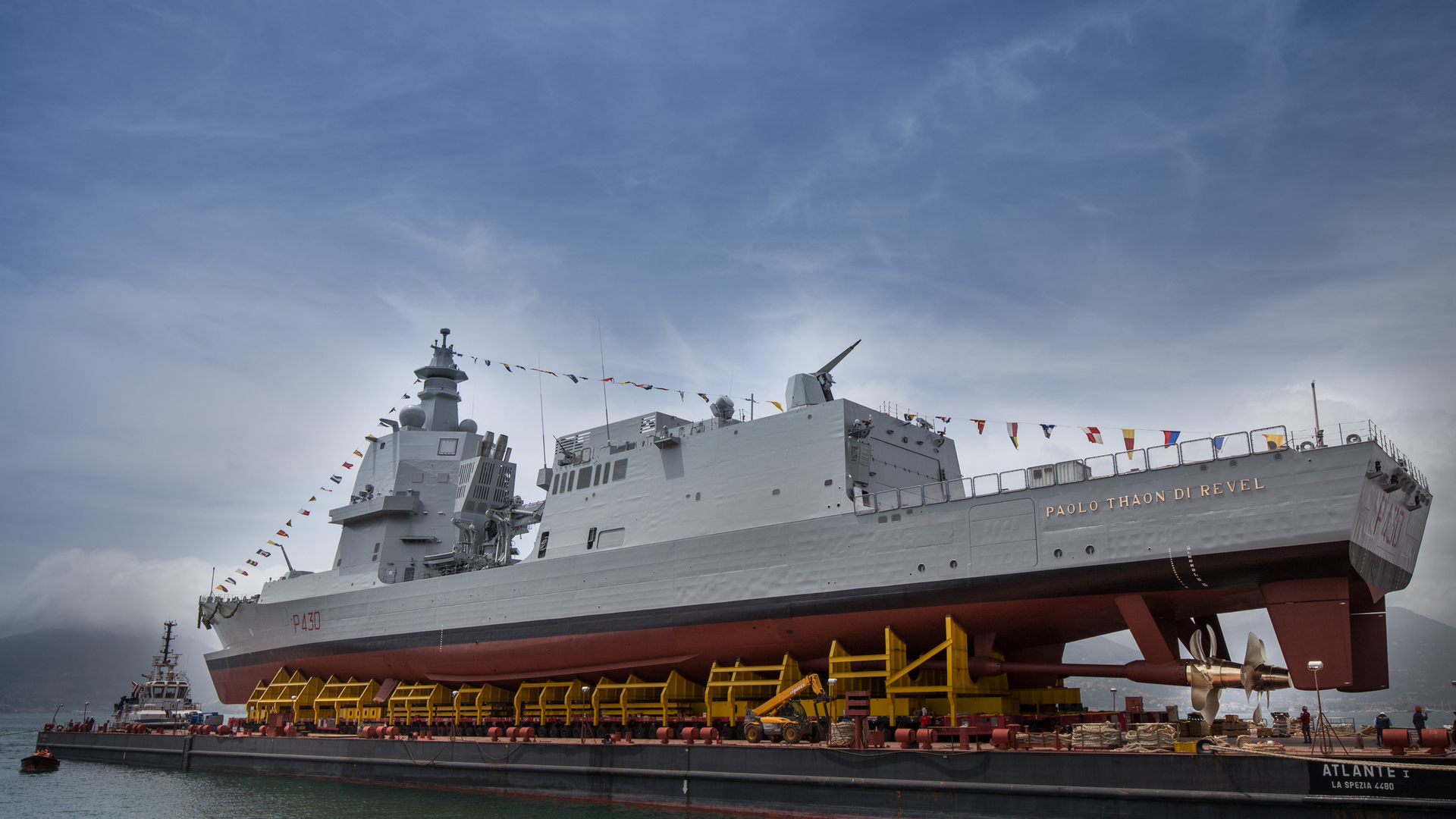 Thaon di Revel launched - Marina Militare