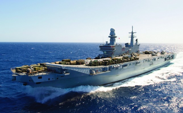 Dieci anni fa iniziava la prima missione per nave Cavour: "White Crane ...