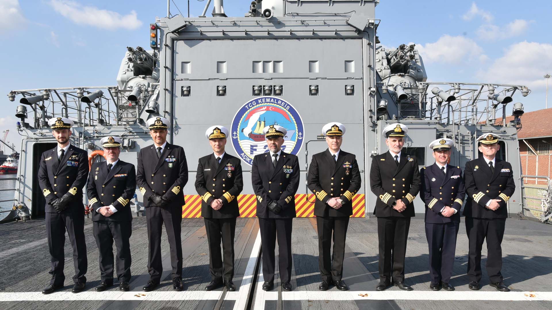 Stopover in Thessaloniki of the ships of the ARF Maritime Component ...