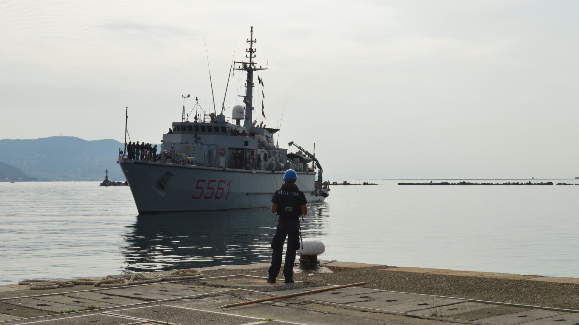 Operazione Noble Shield: Nave Rimini Rientra alla Spezia - Marina Militare
